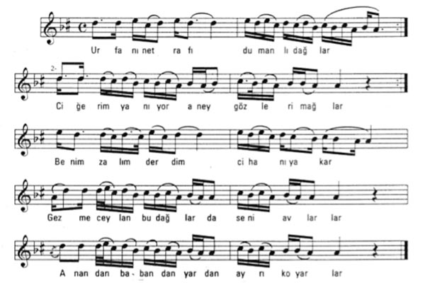 Urfanın Etrafı Dumanlı Dağlar Türküsü