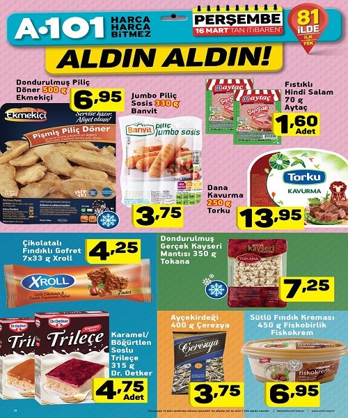A101 16 Mart 2017 Aktüel Ürünler Kataloğu
