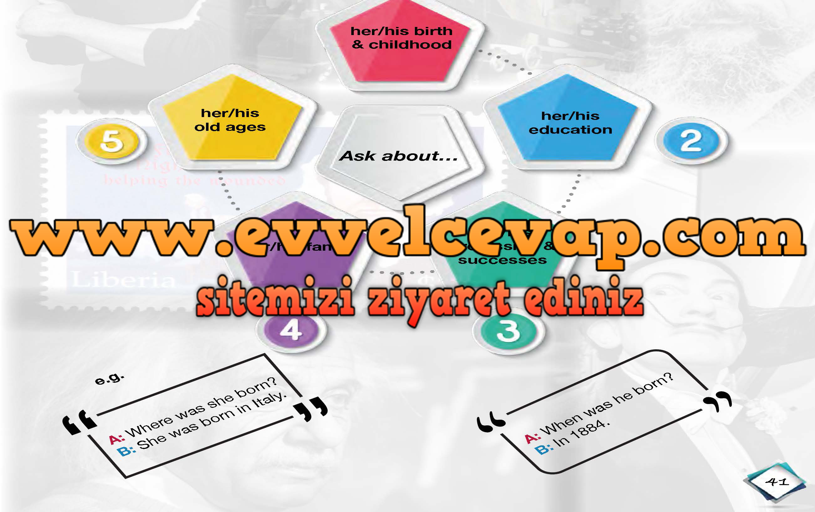 7. Sınıf Meb Yayınları İngilizce Ders Kitabı Sayfa 41 Cevabı - Evvel Cevap