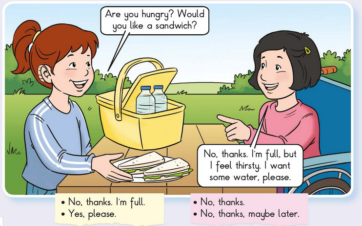 Work in pairs and act out the dialogue.