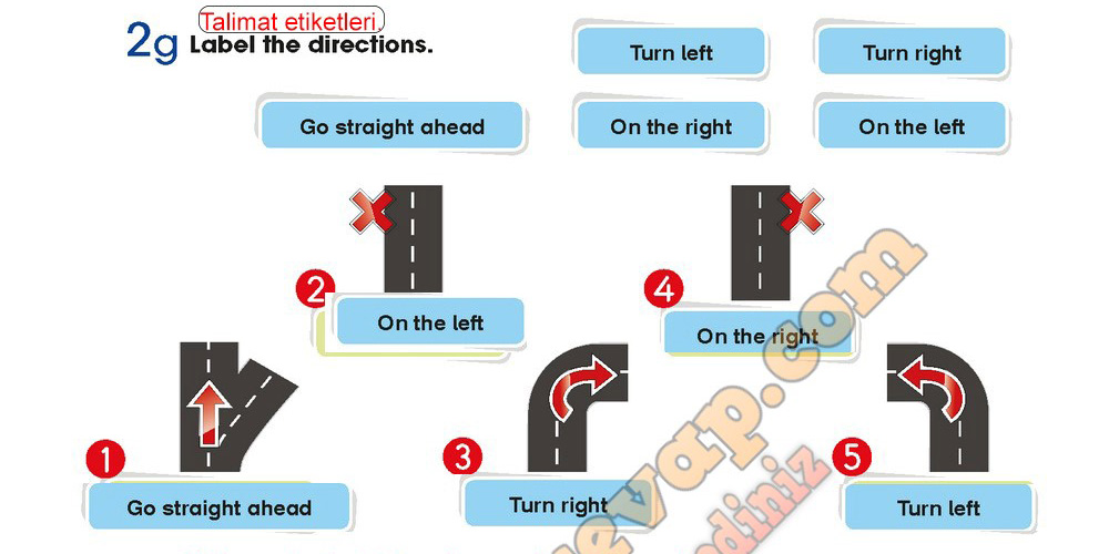 Label the directions.