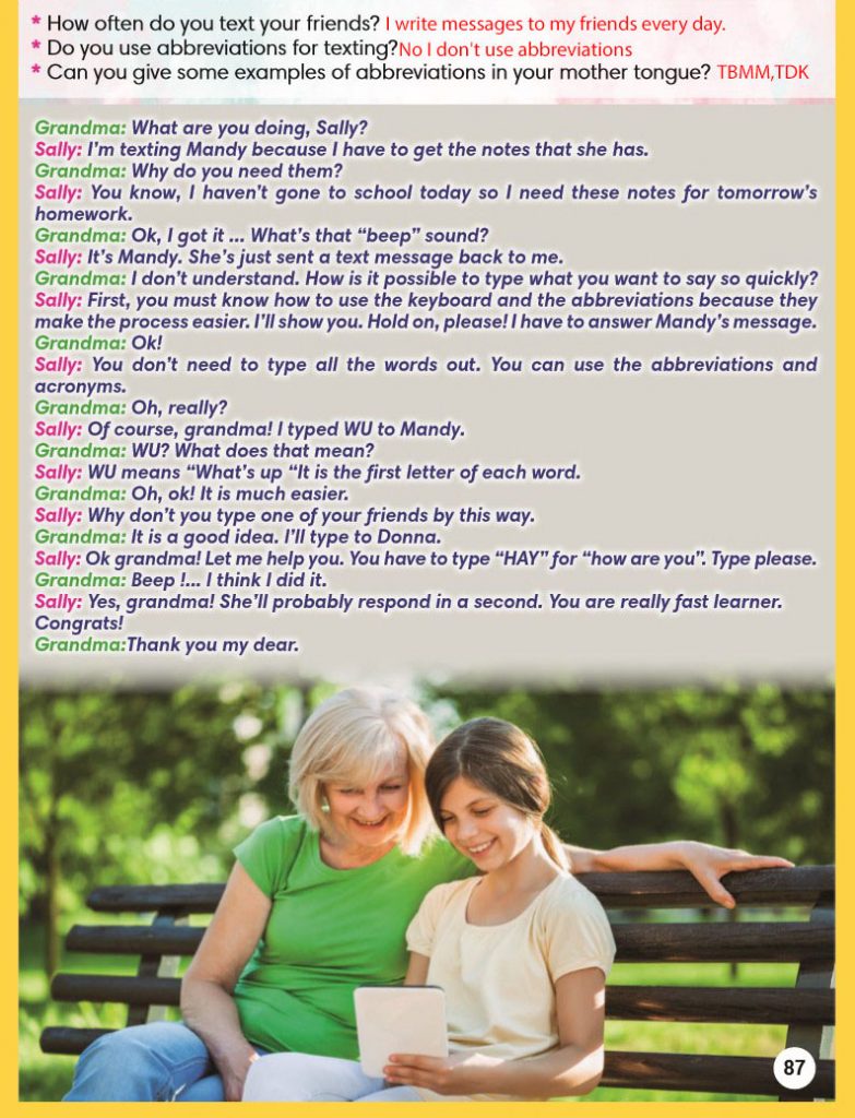 How often do you text your friends?