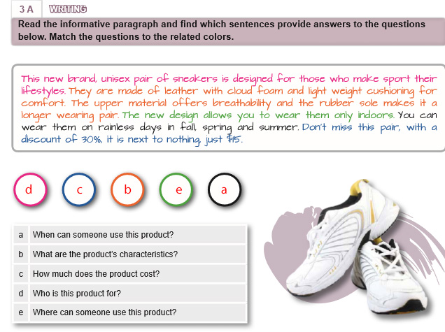 Read the informative paragraph and find which sentences provide answers ...