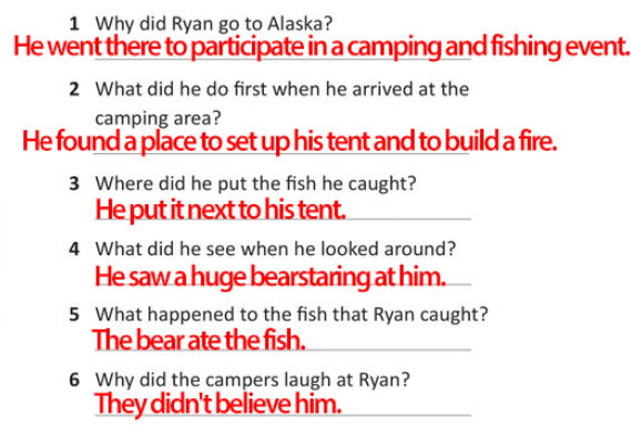 Read the paragraphs again and answer the questions.