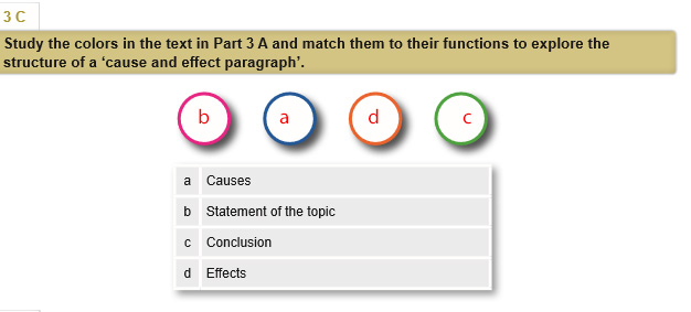 Study the colors in the text in Part 3 A and match them to their ...