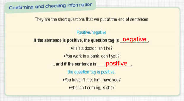 Confirming and checking information