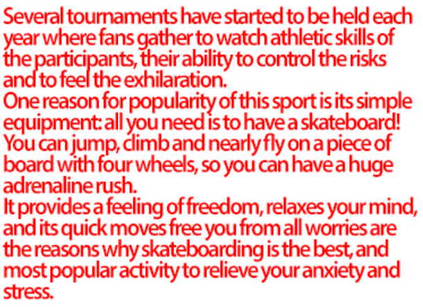 Read the magazine article again and underline the supporting sentences ...