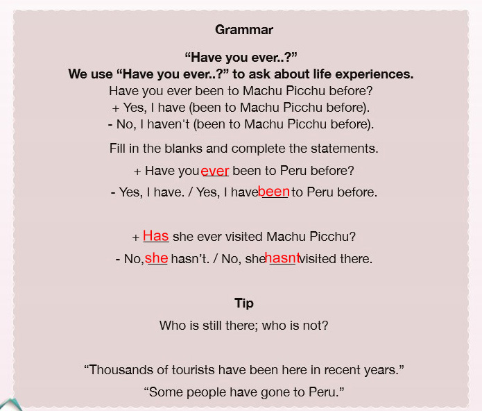 Fill in the blanks and complete the statements.