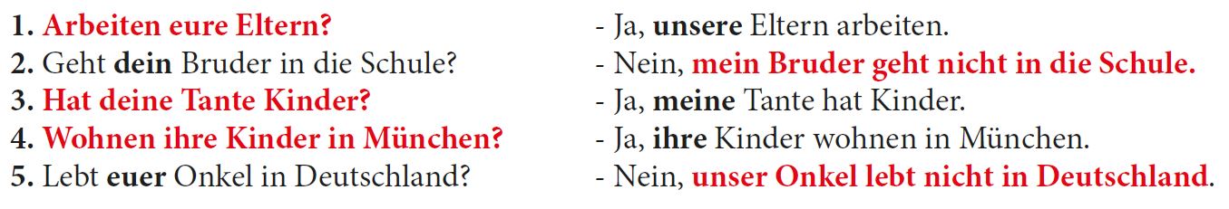Schreib die fehlenden Sätze!