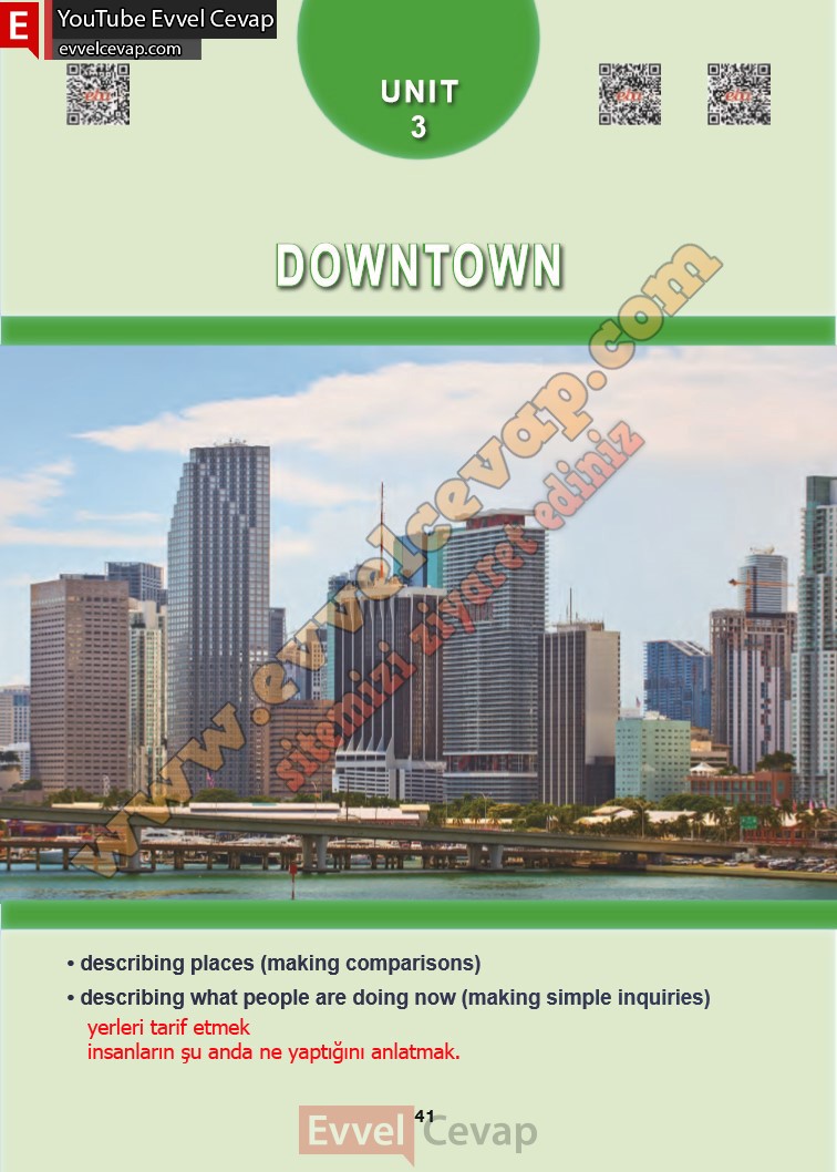 6. Sınıf İngilizce Ders Kitabı Cevapları Hecce Yayıncılık Sayfa 41