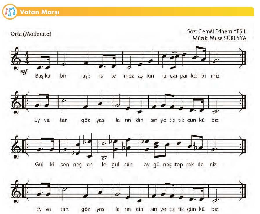 7. Sınıf Müzik Ders Kitabı Cevapları Hecce Yayıncılık Sayfa 18