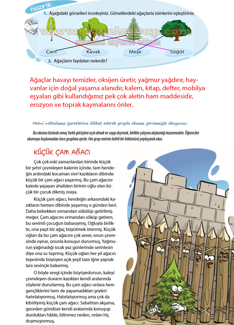 5. Sınıf Koza Yayınları Türkçe Ders Kitabı Cevapları Sayfa 134-135-136 ...