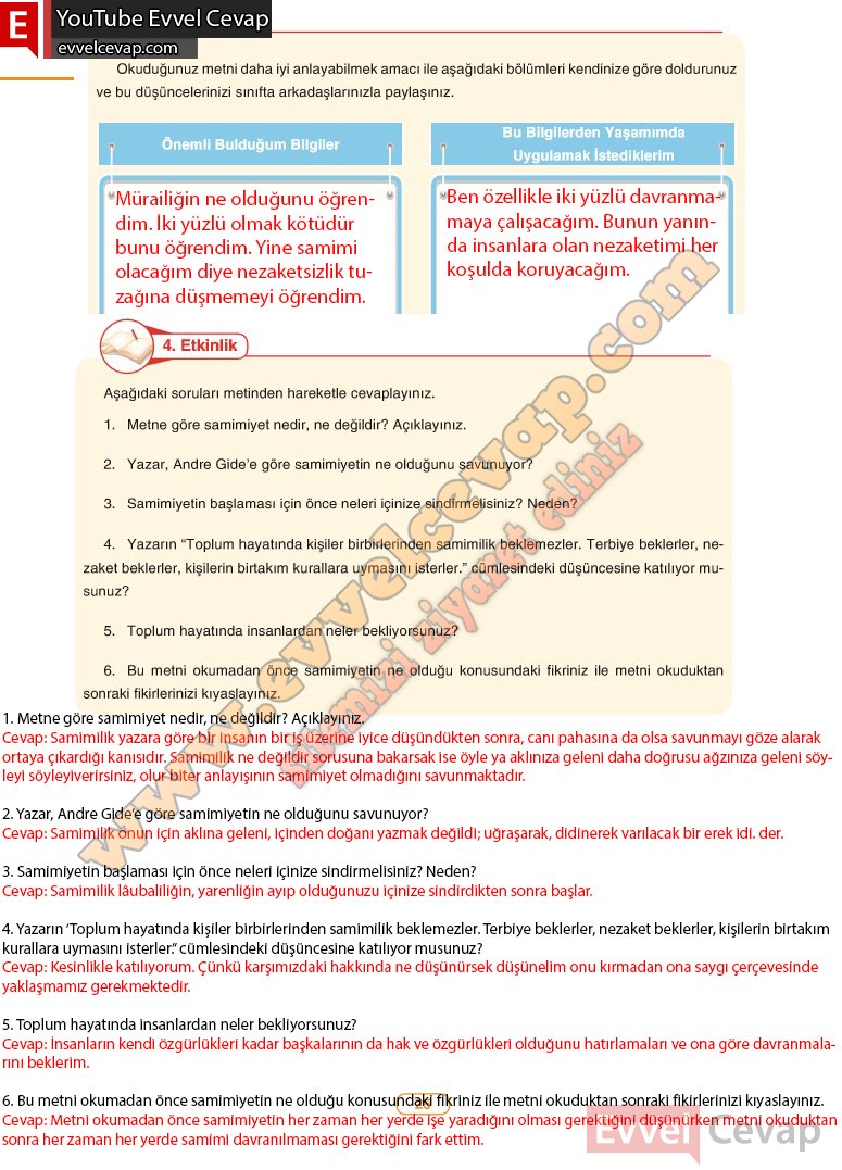 6. Sınıf Anka Yayınları Türkçe Ders Kitabı Cevapları Sayfa 22-23-24-25 ...