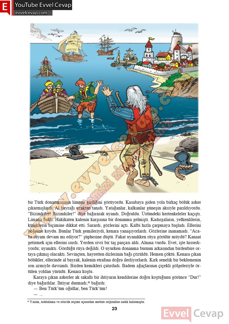 8. Sınıf Ferman Yayınları Türkçe Ders Kitabı Cevapları Sayfa 20-21-22 ...