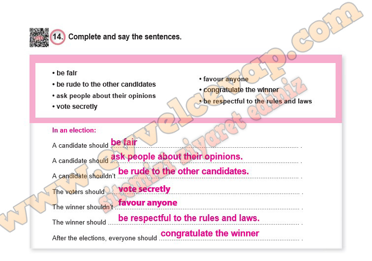 Complete and say the sentences.