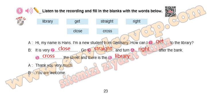 Listen to the recording and fill in the blanks with the words below ...