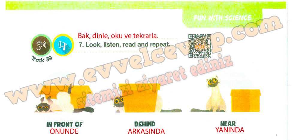 Look, listen, read and repeat. - Evvel Cevap