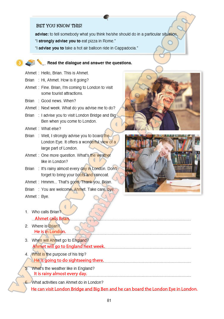 Read the dialogue and answer the questions.