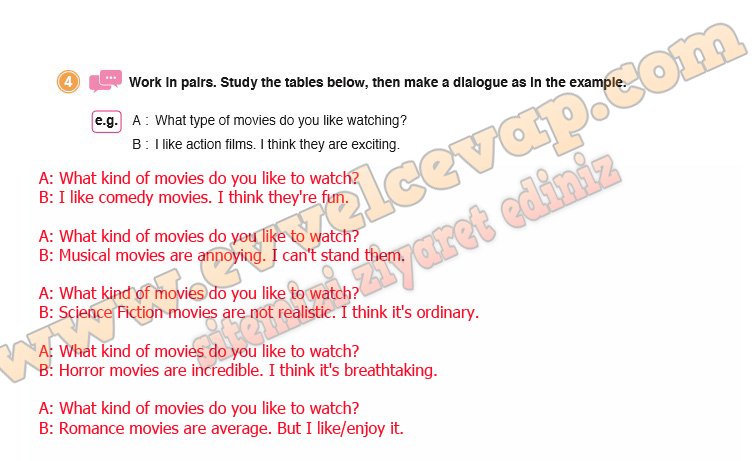 Work in pairs. Study the tables below, then make a dialogue as in the ...