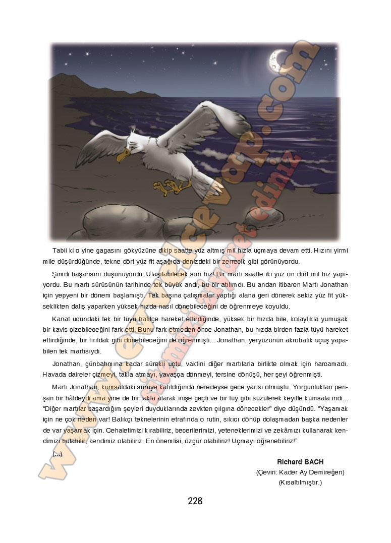 7. Sınıf Dörtel Yayınları Türkçe Ders Kitabı Cevapları Sayfa 226-227 ...