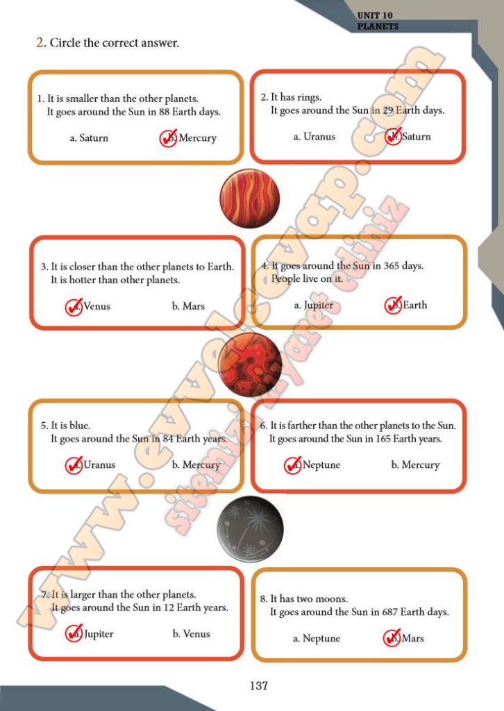 Circle the correct answer.