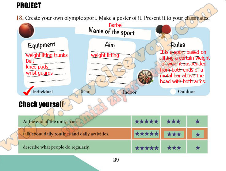 Create your own olympic sport. Make a poster of it. Present it to your ...