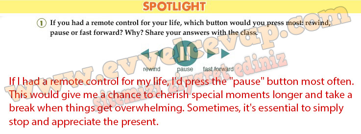 If you had a remote control for your life, which button would you press ...