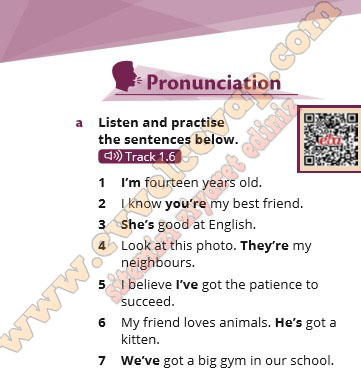 Listen and practise the sentences below. - Evvel Cevap