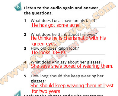 Listen to the audio again and answer the questions.