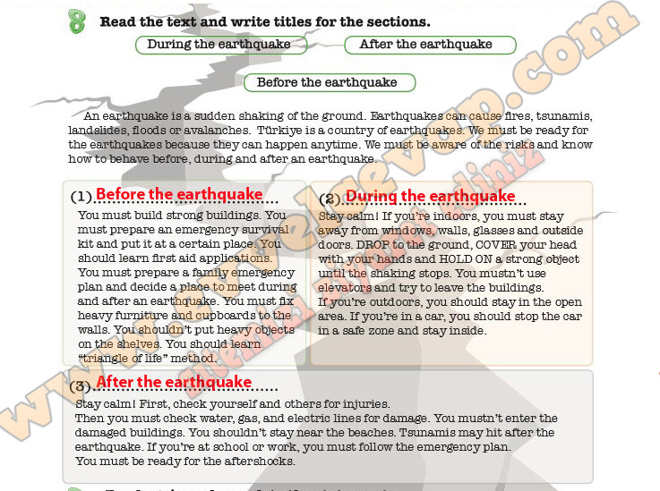 Read the text and write titles for the sections.