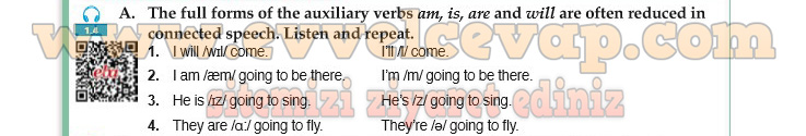 The full forms of the auxiliary verbs am, is, are and will are often ...