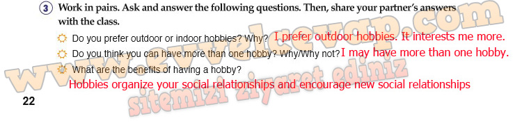 Work in pairs. Ask and answer the following questions. Then, share your ...