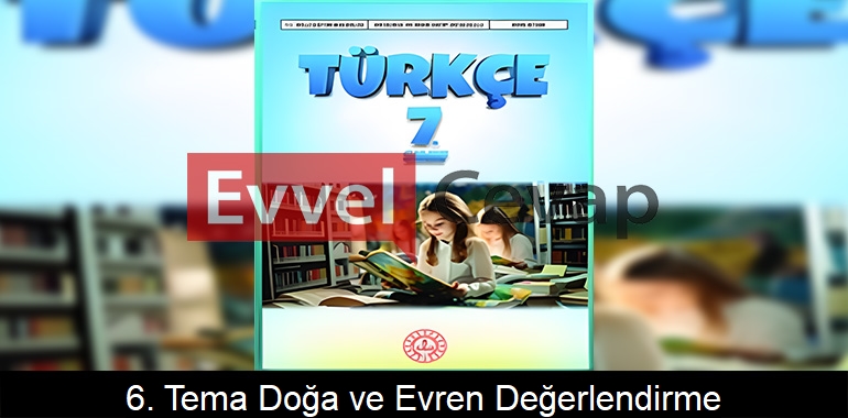 6. Tema Doğa ve Evren Değerlendirme Soruları Metni Cevapları (7. Sınıf ...