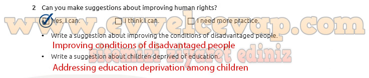 Can you make suggestions about improving human rights?
