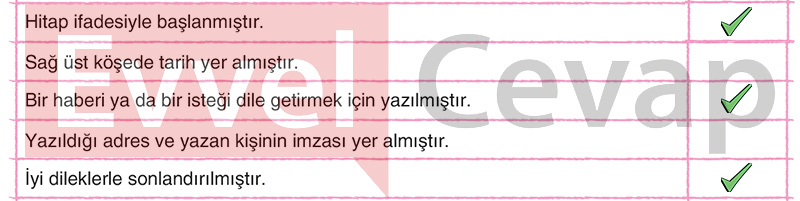 Pulsuz Dilekçe Metni Cevapları (6. Sınıf Türkçe)