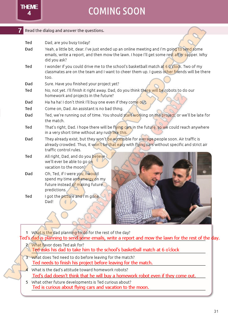 Read the dialog and answer the questions.