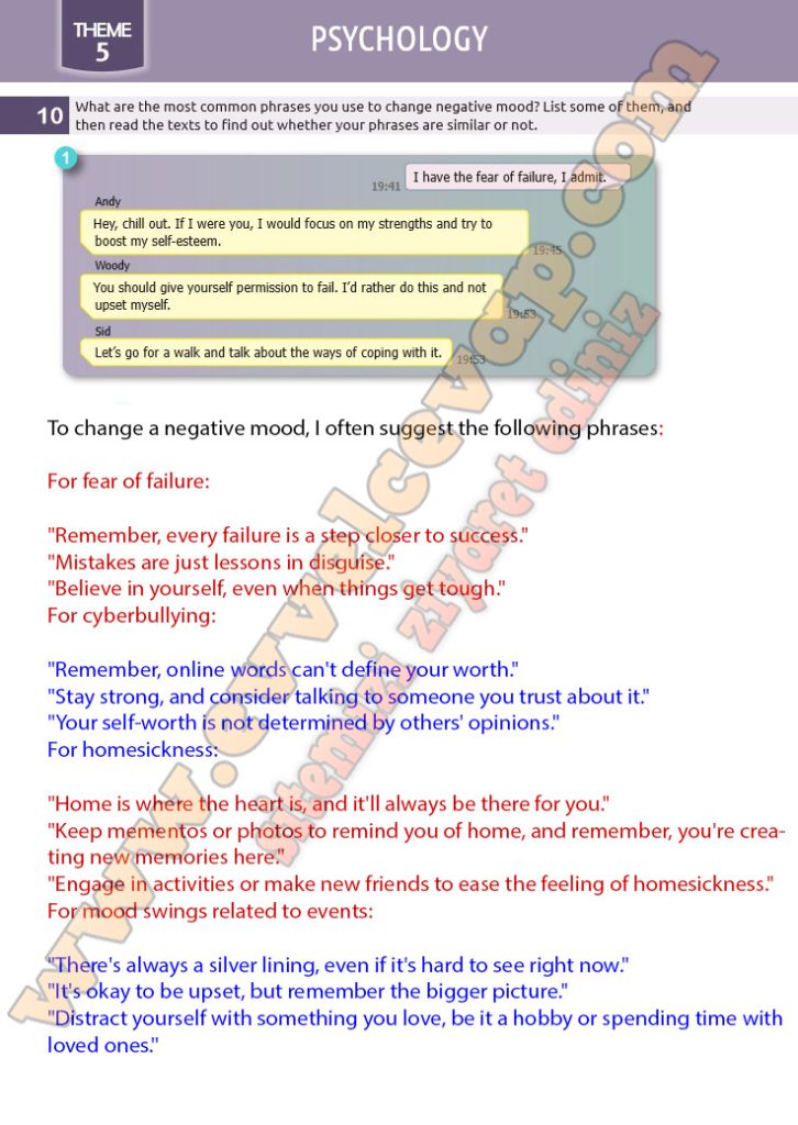 What are the most common phrases you use to change negative mood? List ...