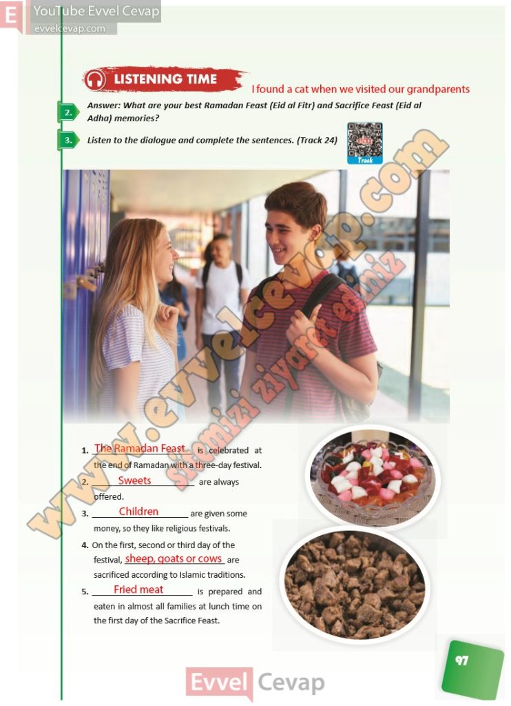 10. Sınıf İngilizce Ders Kitabı Cevapları Pasifik Yayınları Sayfa 97