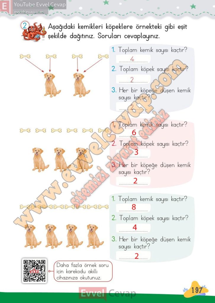 2. Sınıf Matematik Ders Kitabı Cevapları Sayfa 195-196-197-198-199