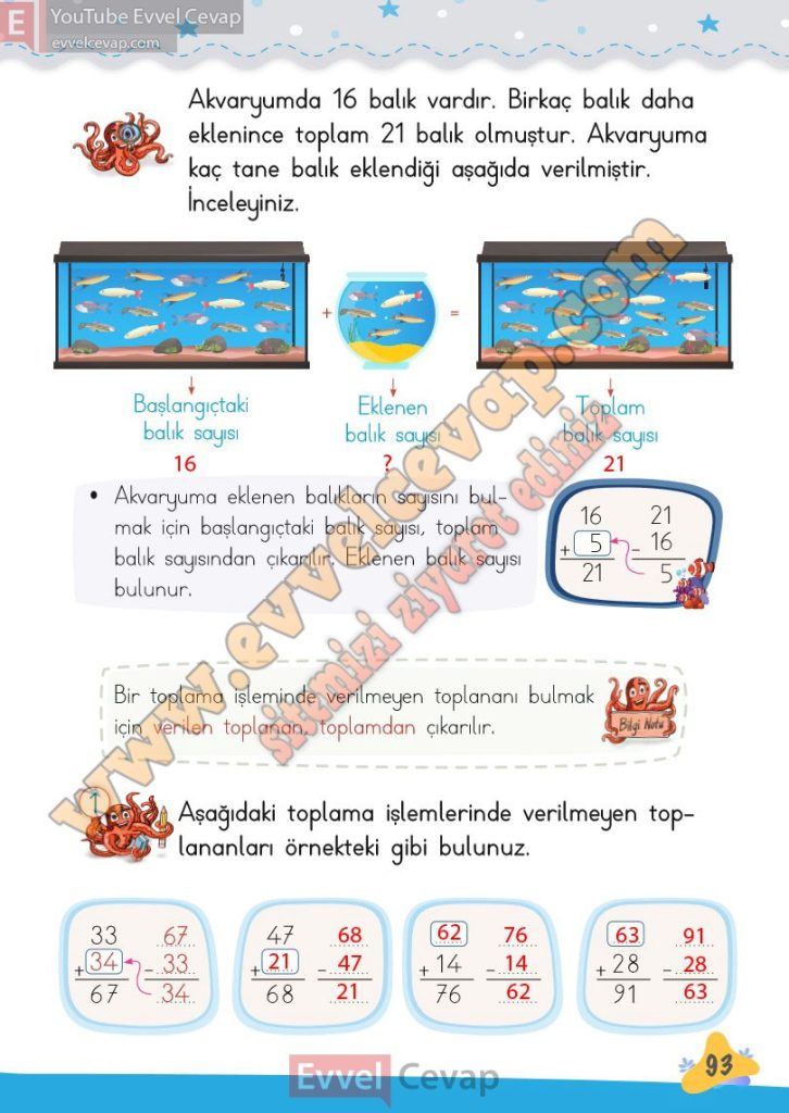 2. Sınıf Matematik Ders Kitabı Cevapları Sayfa 90-91-92-93-94