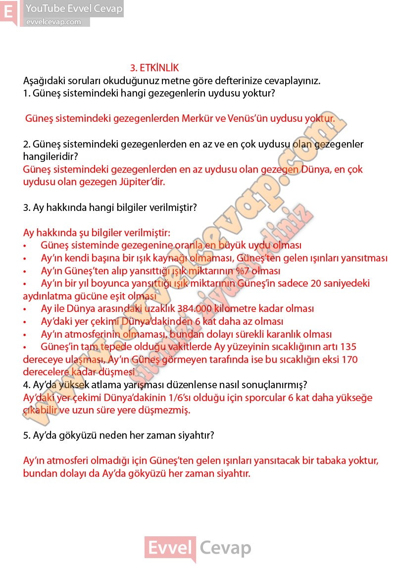 4. Sınıf Tuna Yayınları Türkçe Ders Kitabı Cevapları Sayfa 62-63-64-65 ...