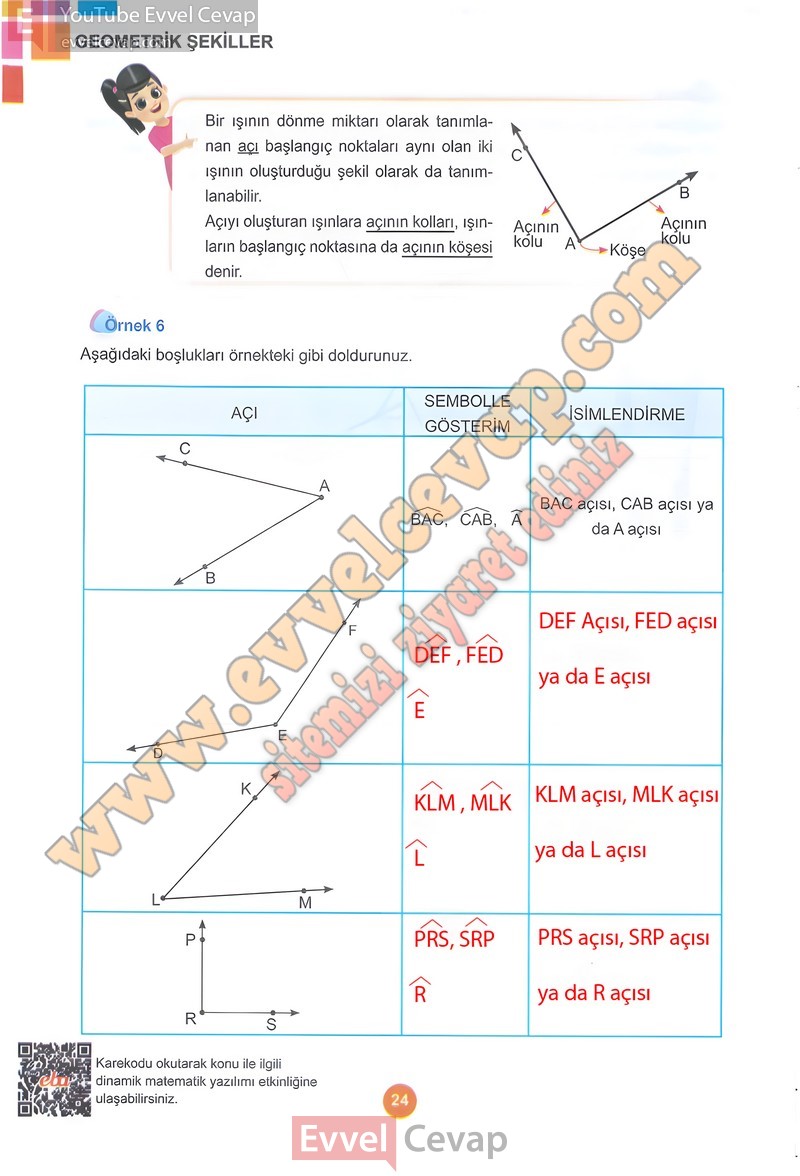 5. Sınıf Matematik Ders Kitabı Cevapları Meb Yayınları (1. Kitap) Sayfa 24
