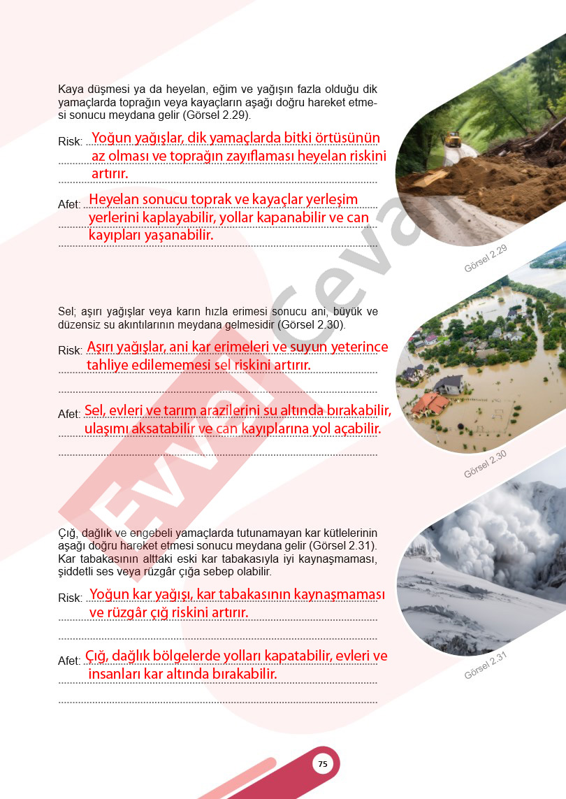 5. Sınıf Sosyal Bilgiler Ders Kitabı Cevapları Sayfa 70-70-71-72-73-74-75-76-77-78-79-80-81