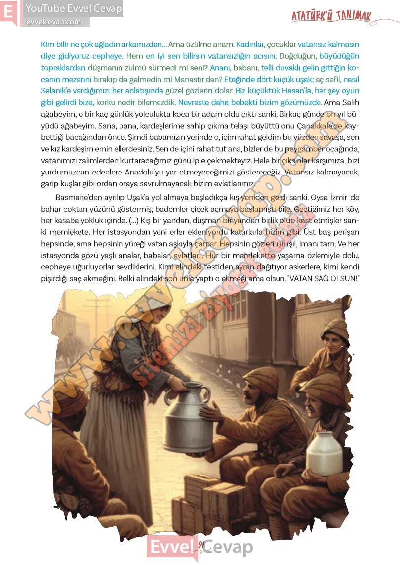 5. Sınıf Meb Yayınları Türkçe Ders Kitabı Cevapları Sayfa 90-91-92-93 ...