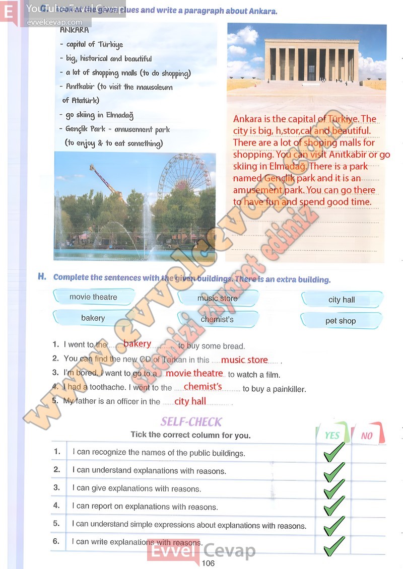 7. Sınıf Yıldırım Yayınları İngilizce Ders Kitabı Cevapları Sayfa 95-96-97-98-99-100-101-102-103 ...