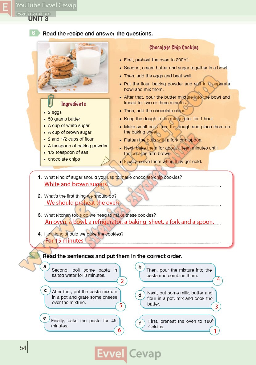 8. Sınıf Bilim ve Kültür Yayınları İngilizce Ders Kitabı Cevapları Sayfa 41-42-43-44-45-46-47-48 ...