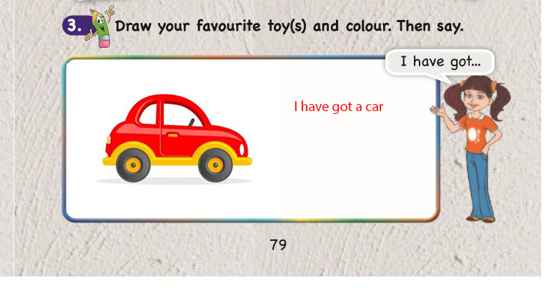 Draw your favourite toy(s) and colour. Then say.
