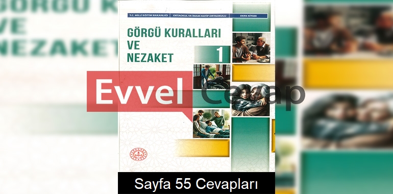 Görgü Kuralları ve Nezaket Ders Kitabı Cevapları Meb Yayınları (1 ...