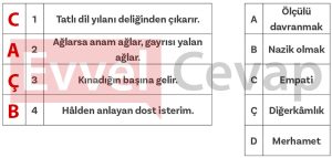 Görgü Kuralları ve Nezaket Ders Kitabı Cevapları Meb Yayınları (2. Kitap) Sayfa 28