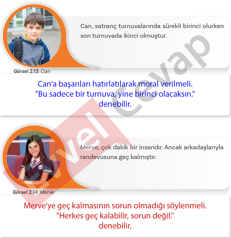 Görgü Kuralları ve Nezaket Ders Kitabı Cevapları Meb Yayınları (2. Kitap) Sayfa 51